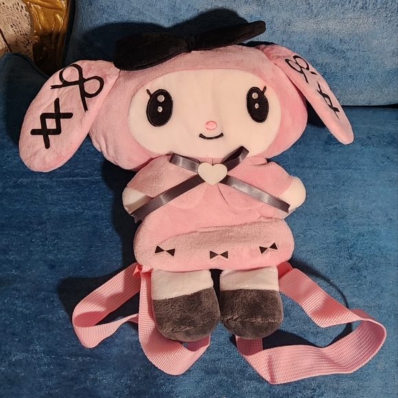 Sanrio | Bags | Sanrio My Melody Plush Backpack Midnight Merokuro ...